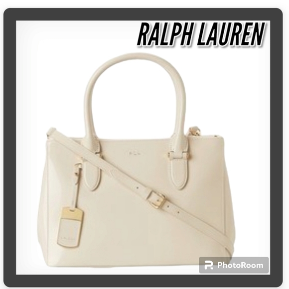 Ralph Lauren | Bags | Ralph Lauren Womens Beige Taylor Double Zip ...
